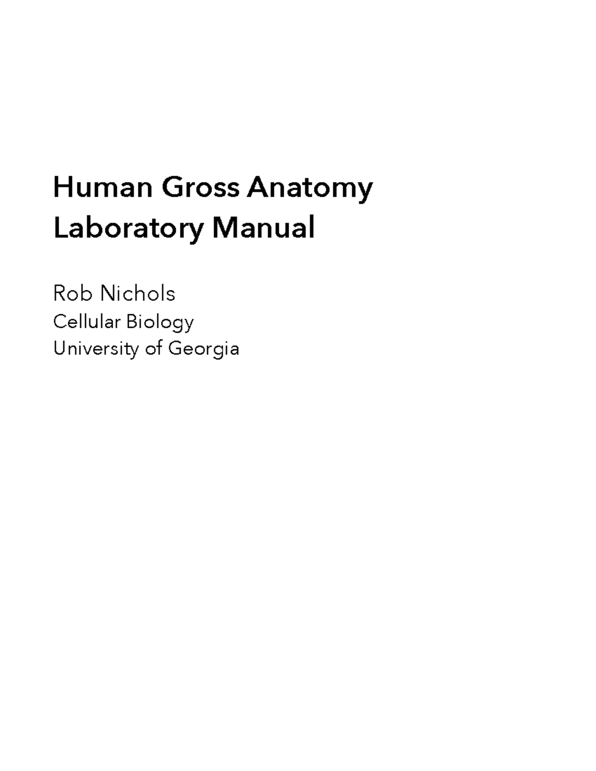 CBIO 3010 L Lab Manual - The instructional step-by-step guide to ...