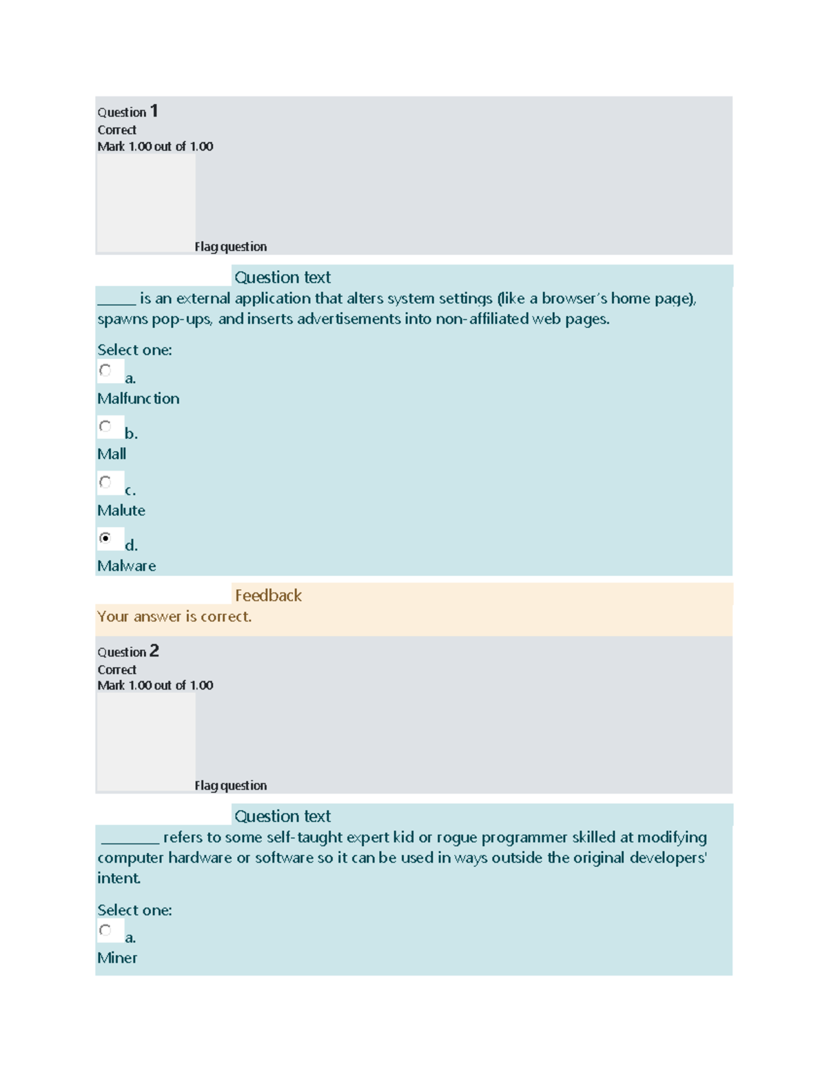 Social Media Communications and Marketing FQ1- Final LAB Q2 - Question 1 Correct Mark 1 out of 1 ...