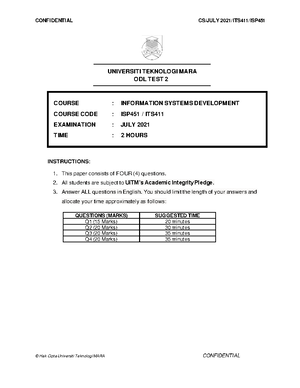 ITT440 - Lab Assignment - Total Mark___/ Student Name: Github Repository Lab Assignment: Matric ...