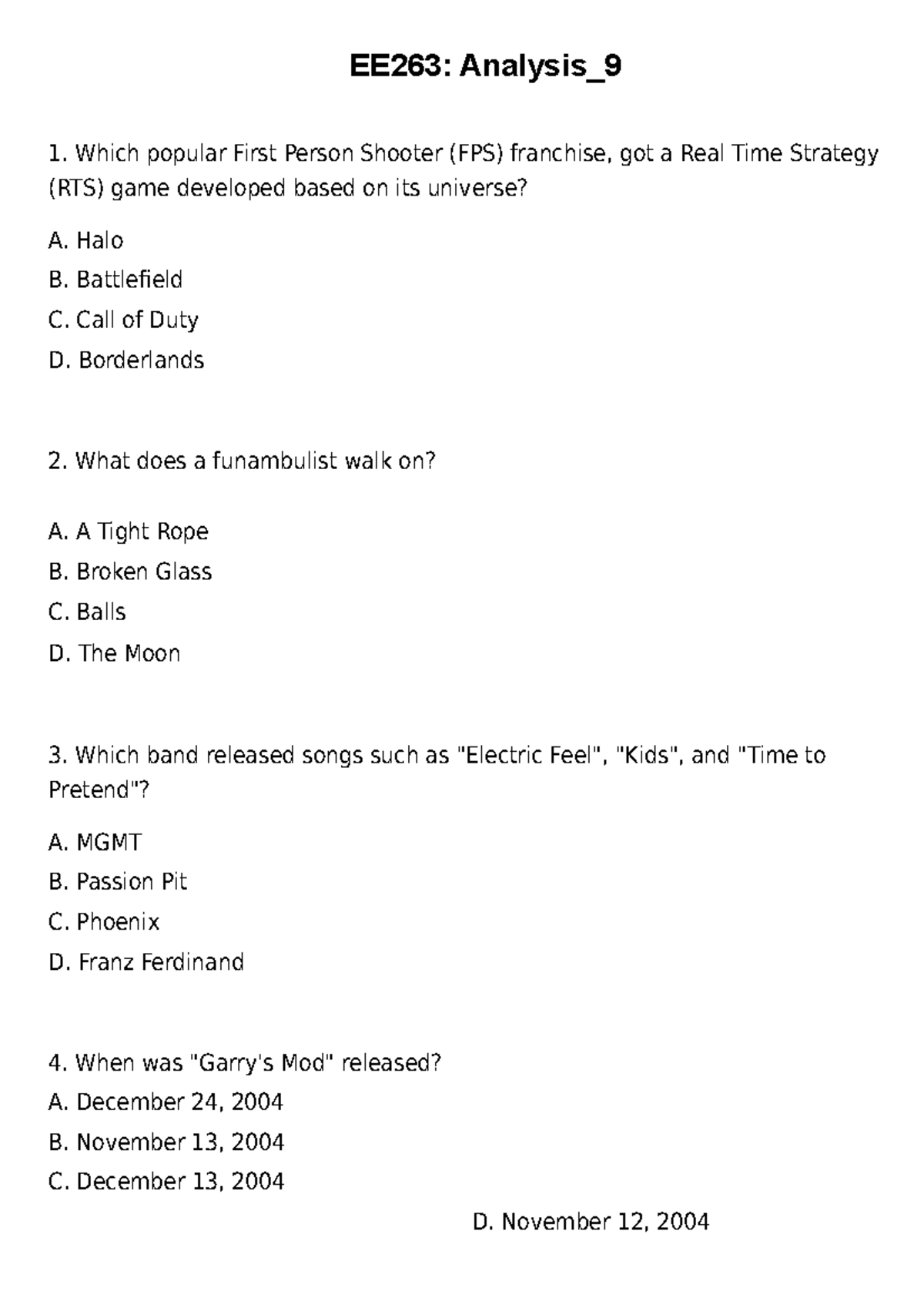 EE263 Analysis 9 - Introduction to Linear Dynamical Systems - EE263: Analysis_ Which popular ...