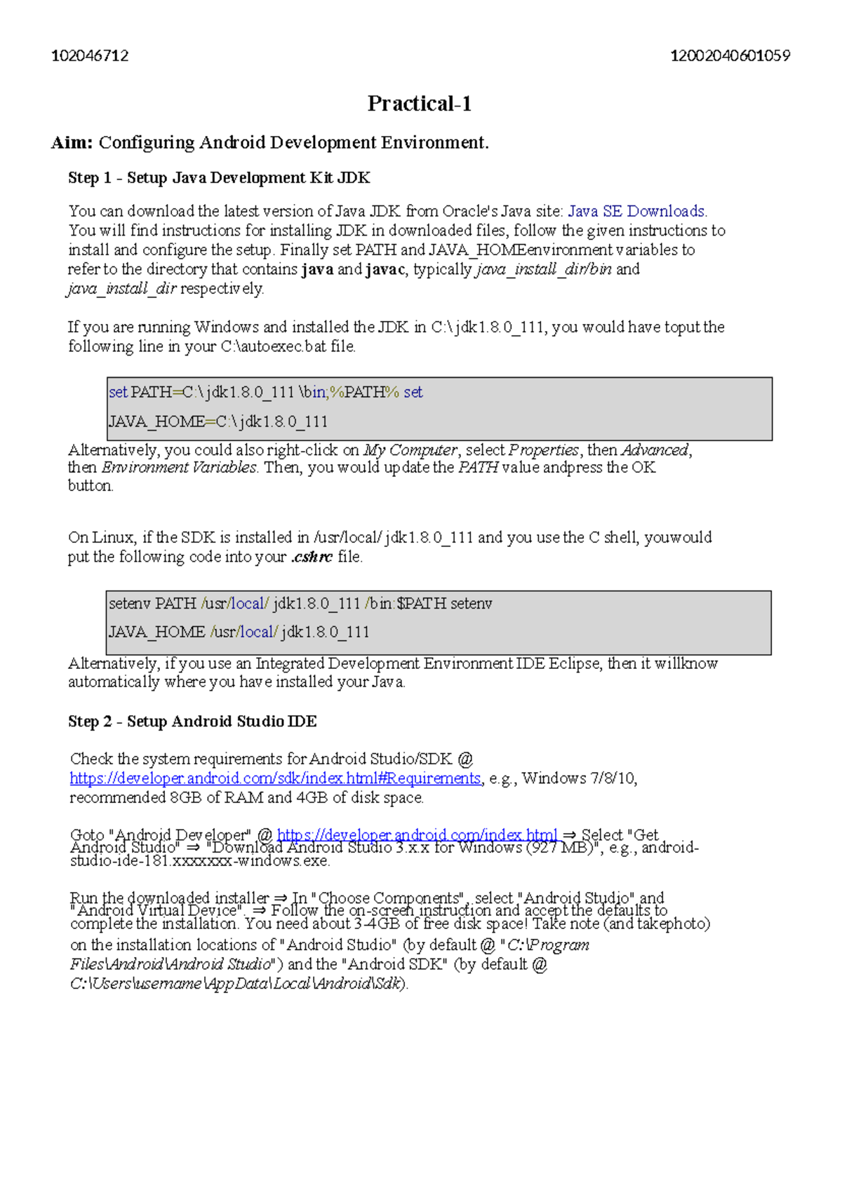 MAD Practical file - 102046712 12002040601059 Practical- Aim ...