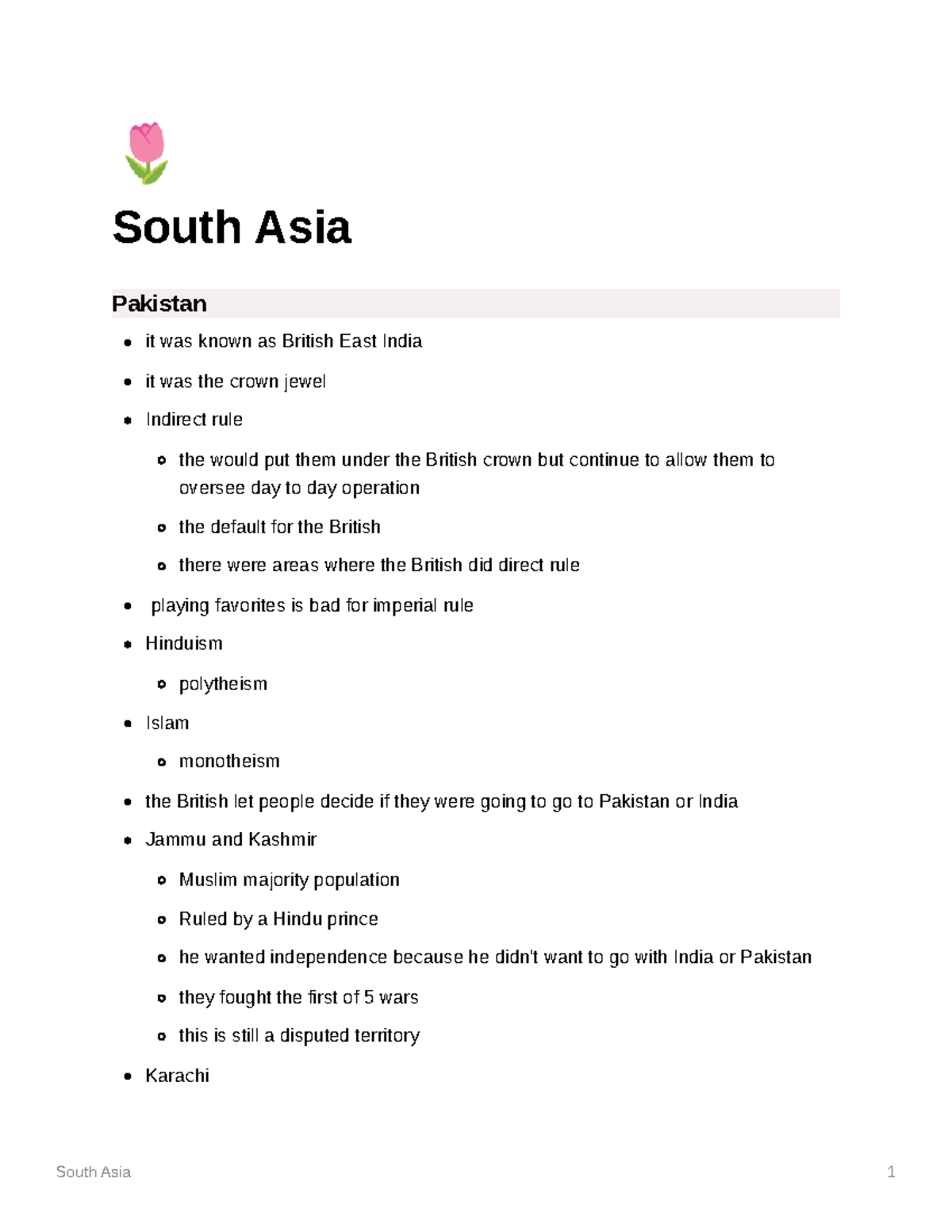 South Asia - For Brian Cooper - South Asia 1 🌷 South Asia Pakistan it ...