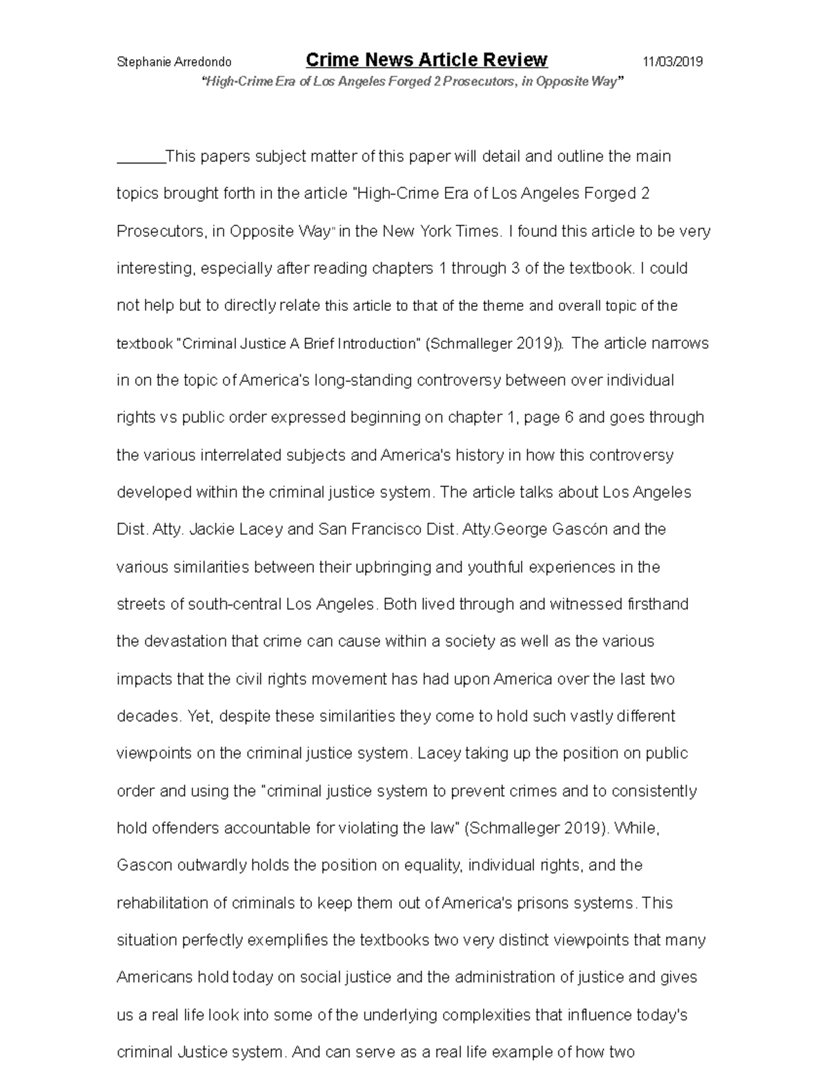 Crime News article edited - Stephanie Arredondo Crime News Article ...