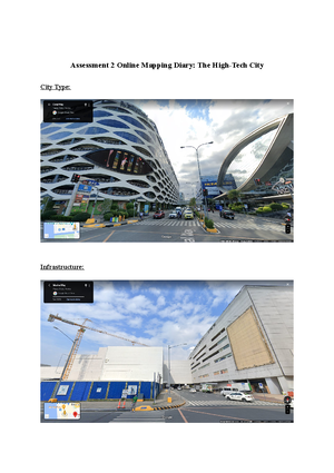 Liveable city Assessment 2 Part 1 - Assessment 2 Online Mapping Diary ...