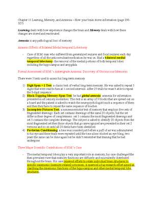 Chapter 10 Brain Damage Text - 269- Causes of Brain Damage: six causes of brain damage are brain ...