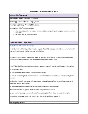 Childrens Literature Task 2-C970 - WGU Connected Learning Segment ...