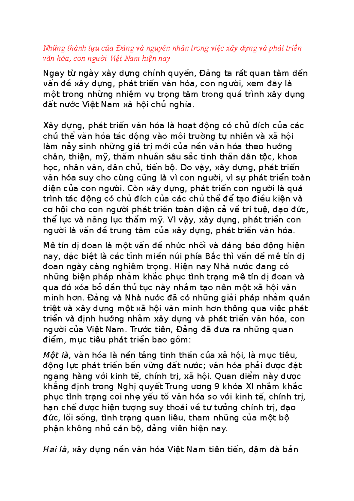 Phần -II-btl- LSĐ - fdbdf - Những thành tựu của Đảng và nguyên nhân ...