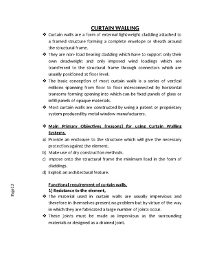 GBC Module 1 - Lecture notes for General Building and Construction for ...