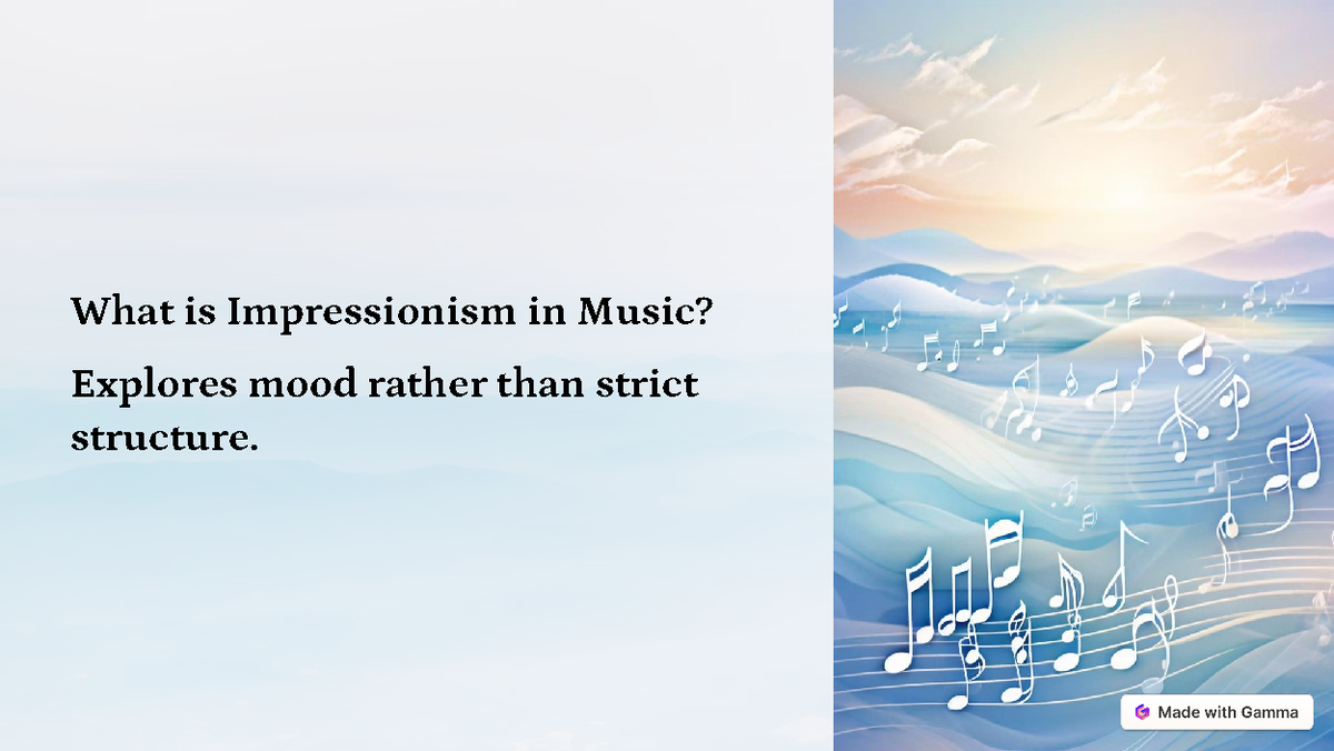 What is Impressionism in Music - What is Impressionism in Music ...
