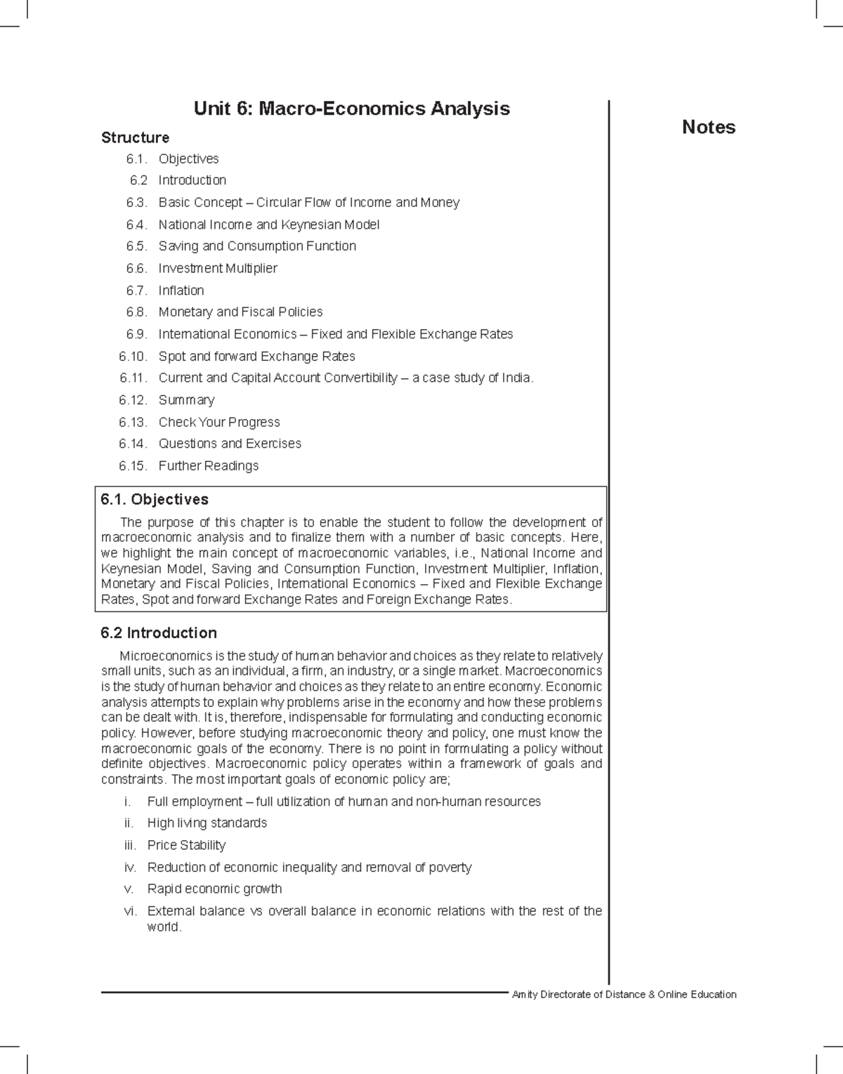 Business Economics 6 - Lecture notes 3 - 89 Managerial Economics Unit 6 ...