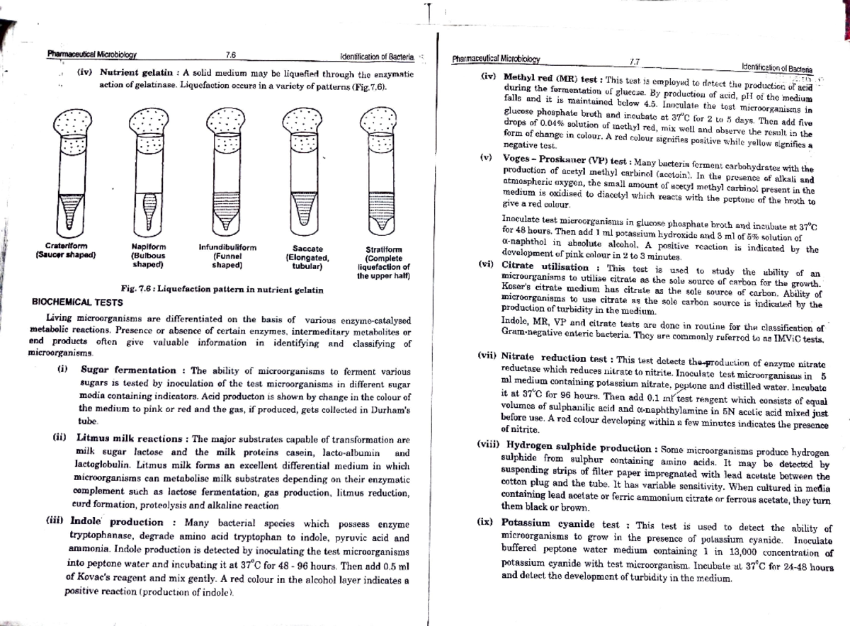 Biochemical tests - Pharm d 2 ND year students microbiology lecture ...