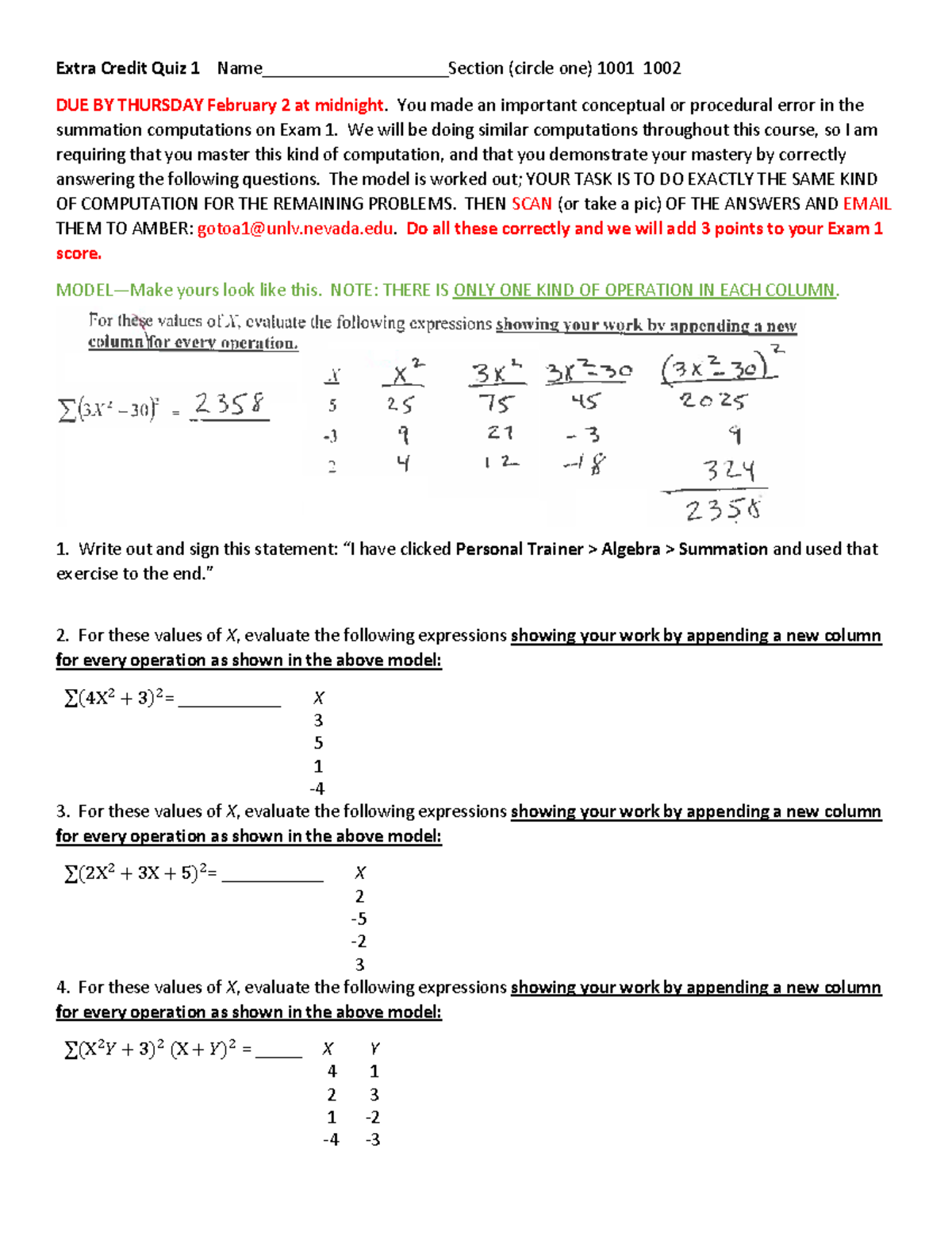 Extra credit Quiz 1 spring 2023-1 - Extra Credit Quiz 1 Name ...
