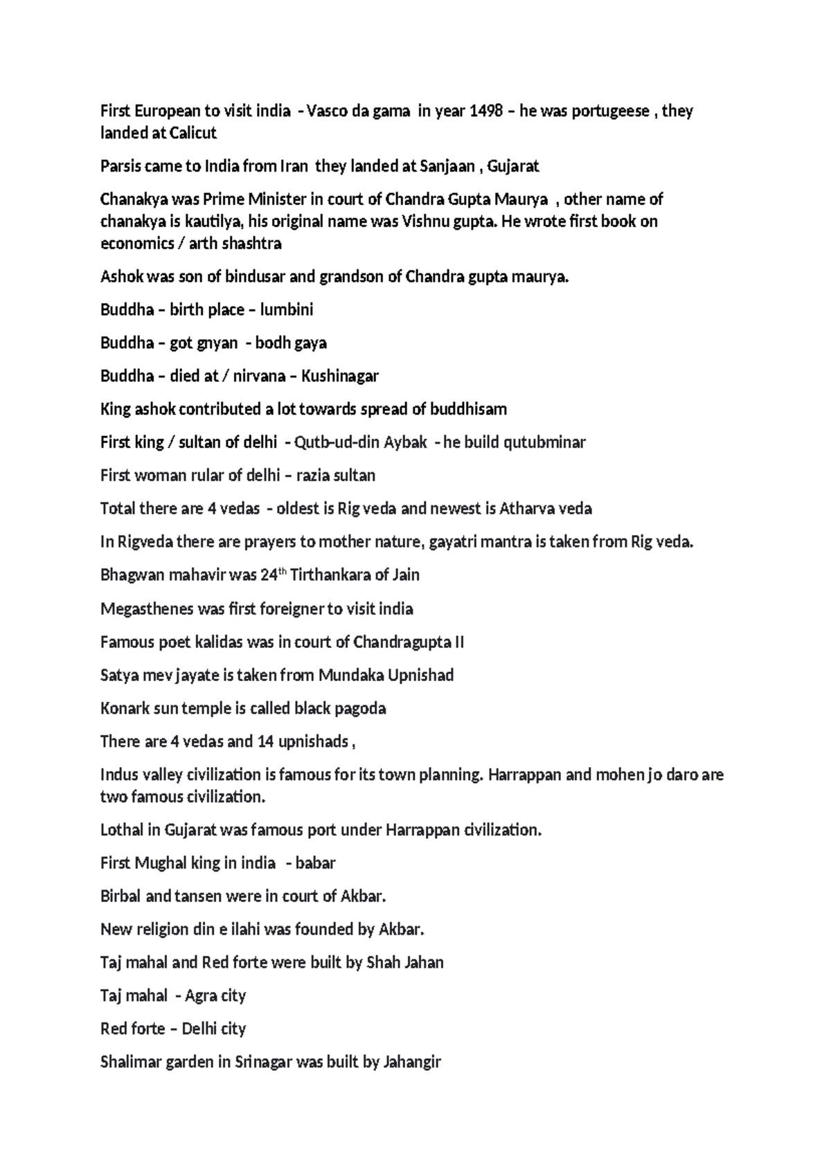 General knowledge - First European to visit india - Vasco da gama in ...