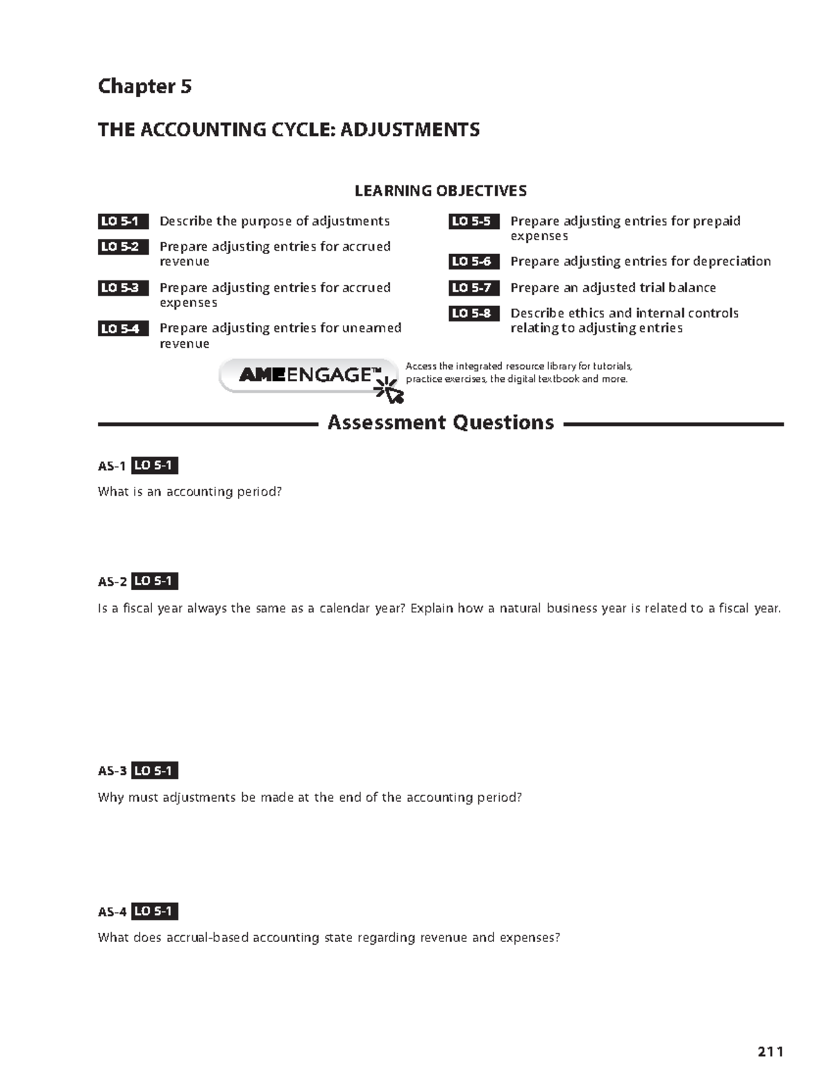 Kap 1 6th workbook se ch 5 - Chapter 5 THE ACCOUNTING CYCLE ...