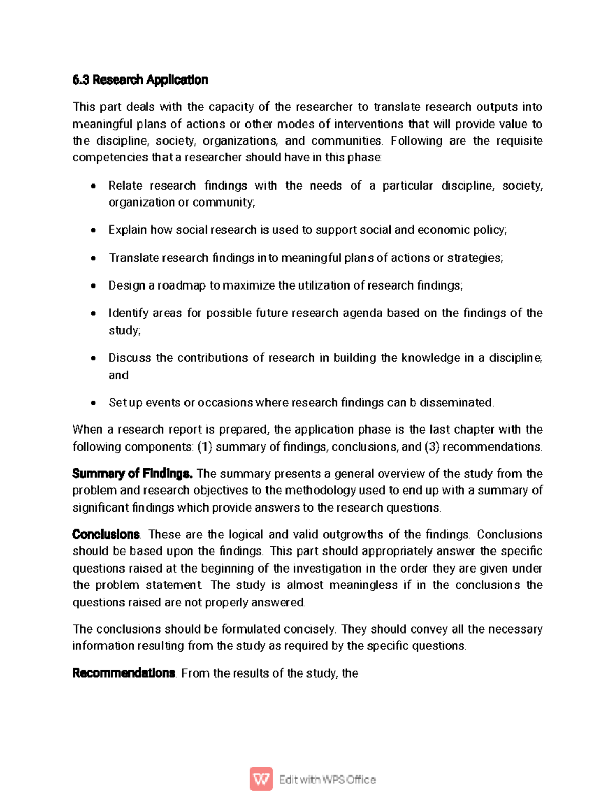 Research Application - 3 Research Application This part deals with the ...