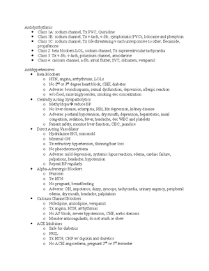 STUD-Diuretics - Lecture Notes for diuretic medications - Diuretics ...
