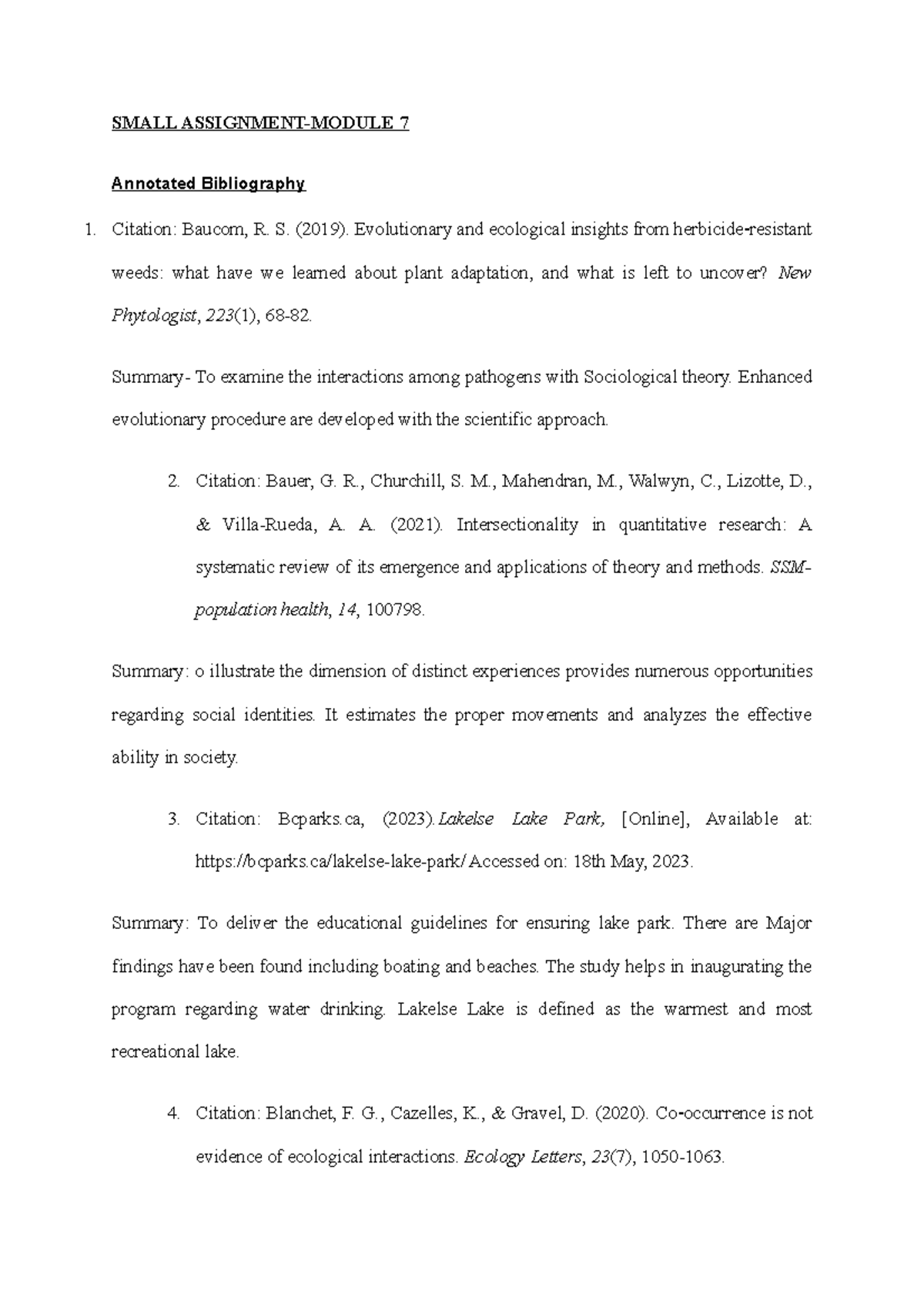Small Assignment- Module 7 - SMALL ASSIGNMENT-MODULE 7 Annotated ...