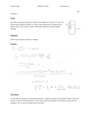 Homework 4 - NOTE: Use engineering format for problems 1 through 3, and ...