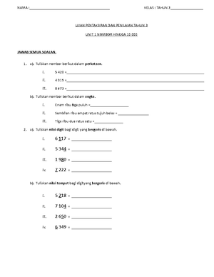 Program Intervensi Matematik Tahap 2 PPT 2020 - PROGRAM INTERVENSI PPT ...