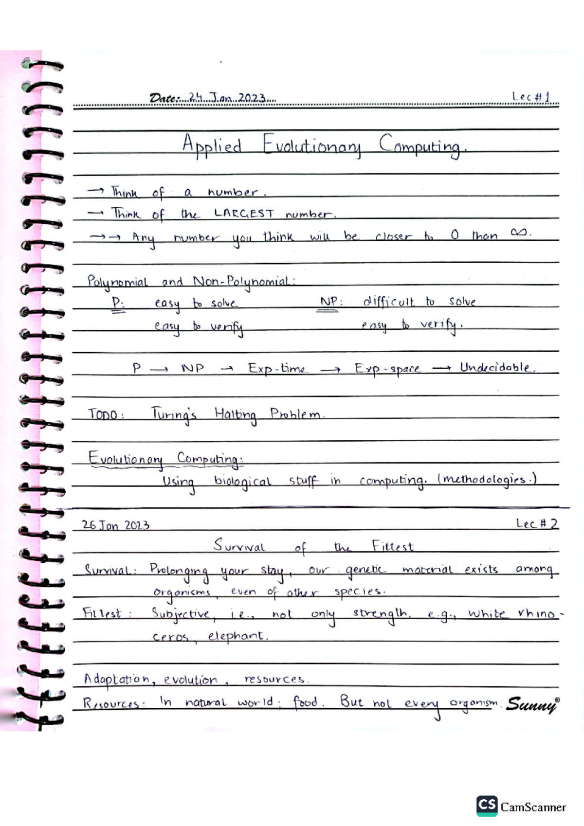 Aec Notes complete - Evolutionary Computing - Studocu