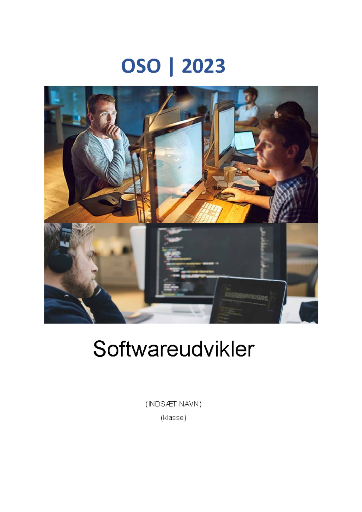 OSO - oso opgave som softwareudvikler - OSO | 2023 Softwareudvikler ...
