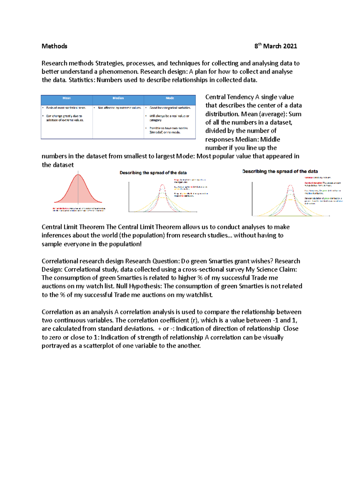 Lec 5 & 6 - Methods - Lecture notes on lectures 5 and 6 - Methods 8 th ...