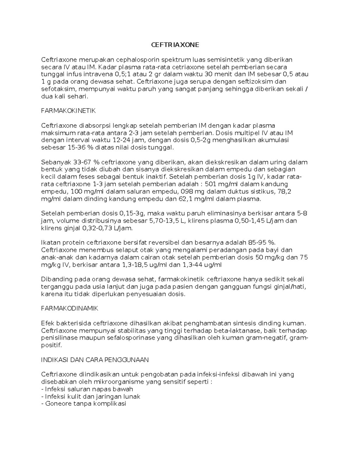 Pdf-ceftriaxone compress - CEFTRIAXONE Ceftriaxone merupakan ...