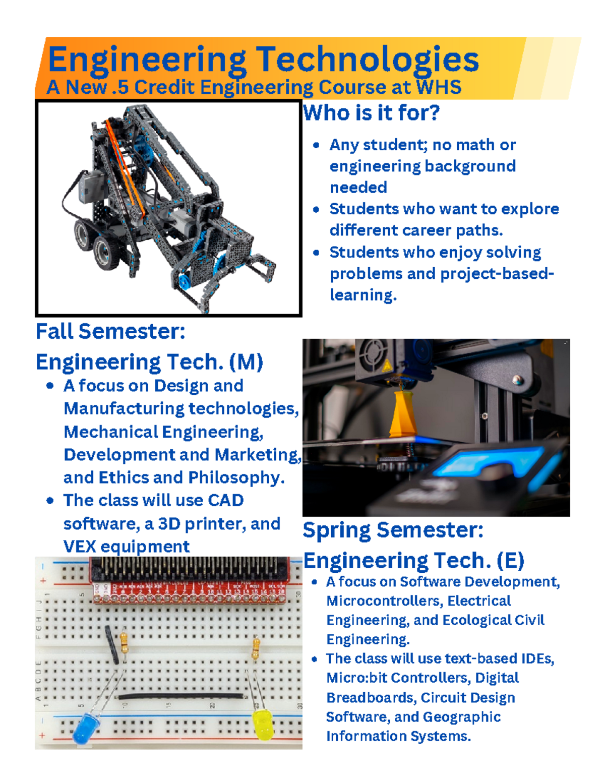 Engineering Technologies Flyer - Engineering Technologies A New .5 ...