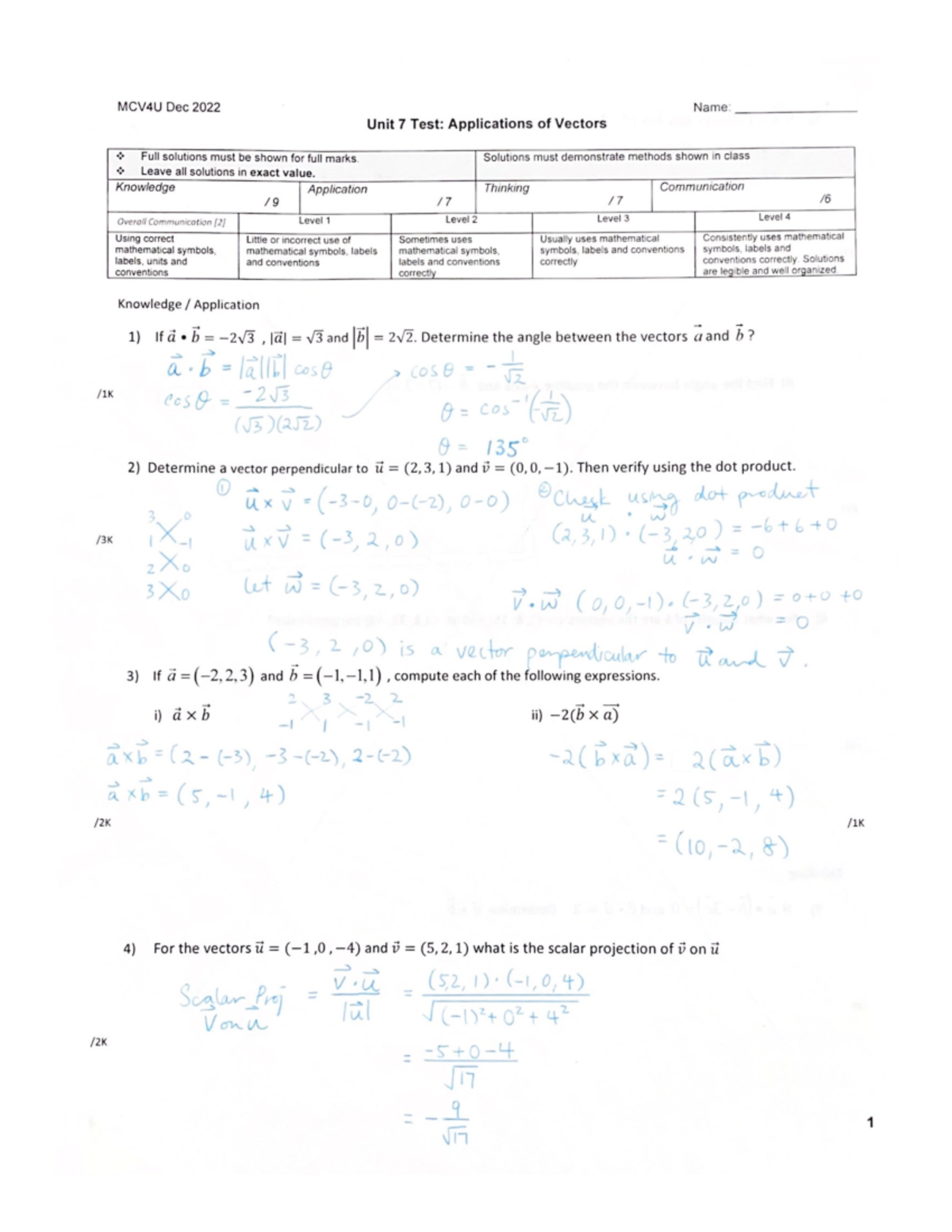 Unit 7 Test Solution - Unit 7 practice test. Will get you ready for ...