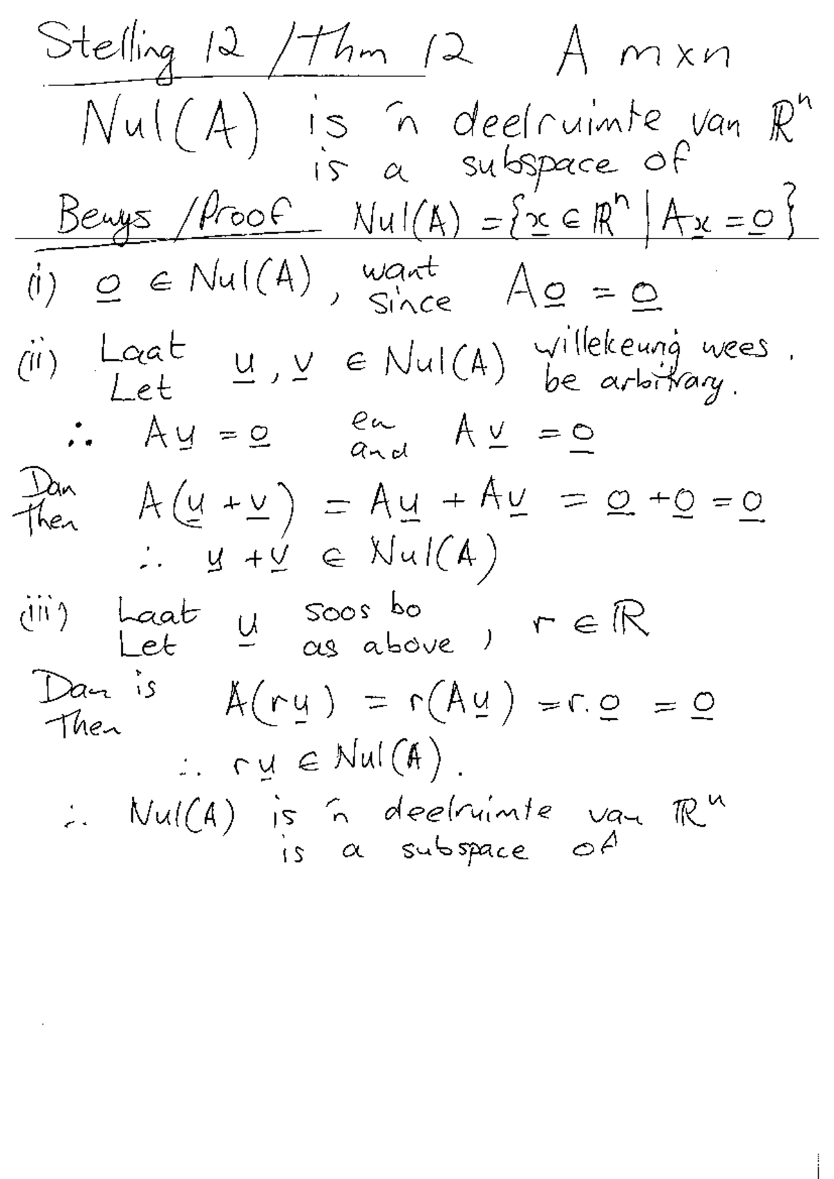 Lay Stelling 12 p 166 - PROOFS - MTHS212 - Studocu