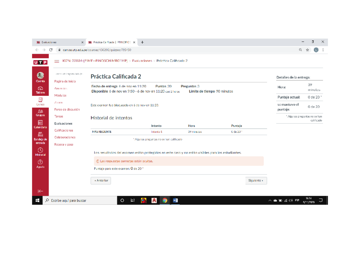 Práctica Calificada 2 - PUL=(220-E)/ Escribir "EL NUMERO DE PULSACIONES ...