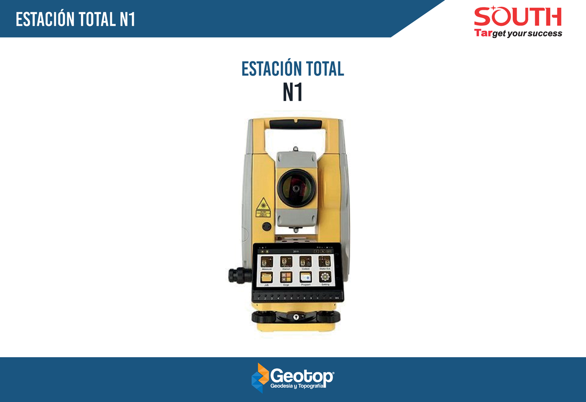 Estación Total South N1 ficha tecnica geotop - N Estación total Geodesia y Topografía Estación ...