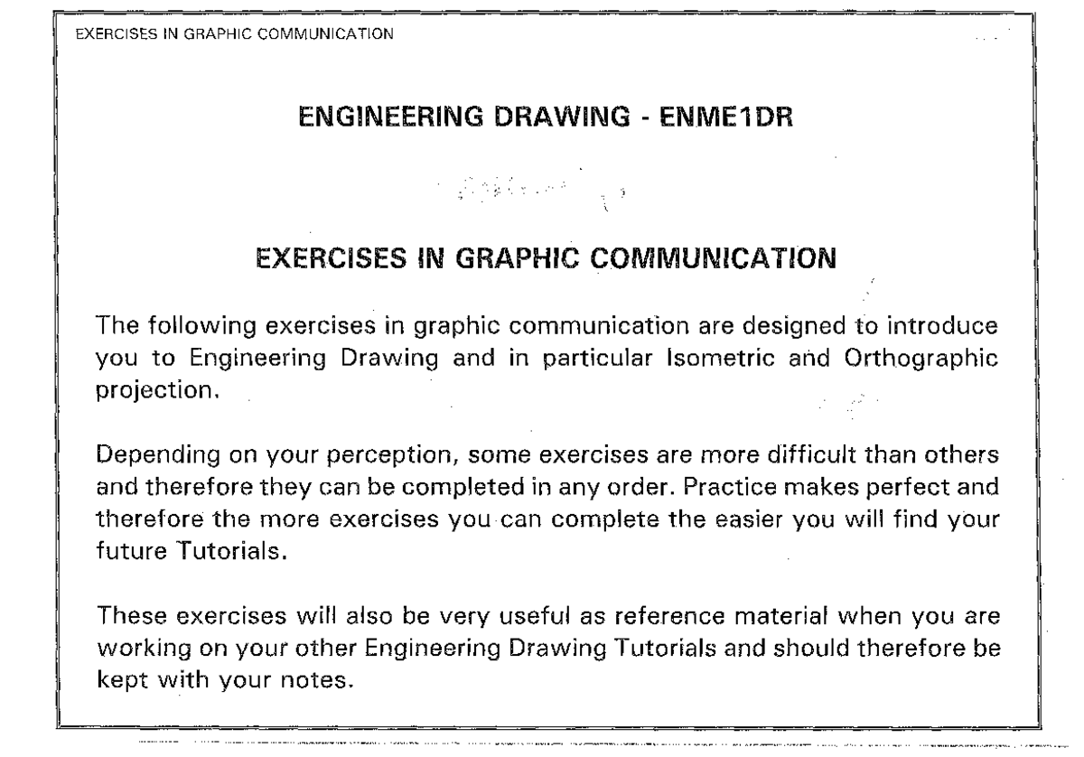 ENME1DR Tutorial 1 - rr=============================, =============;i ...