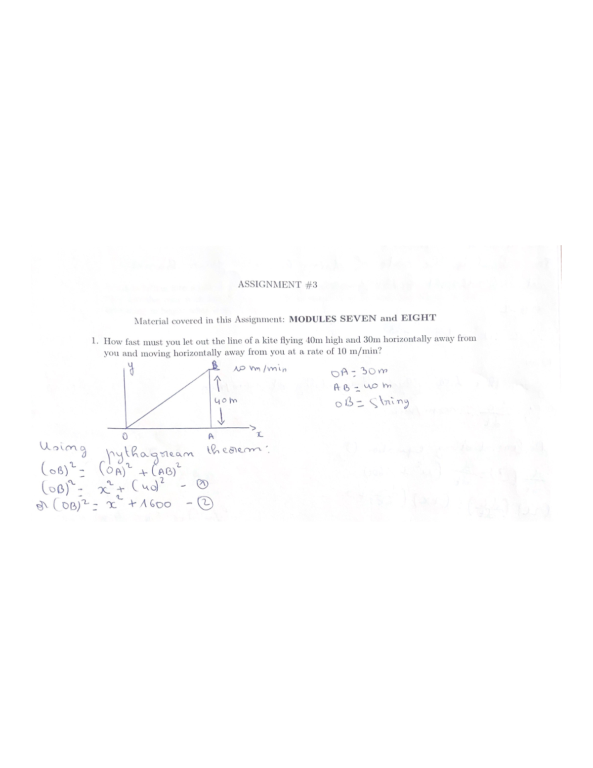 Assignment #3 - Devoir de Calculus I - MATH-1036EL - Studocu