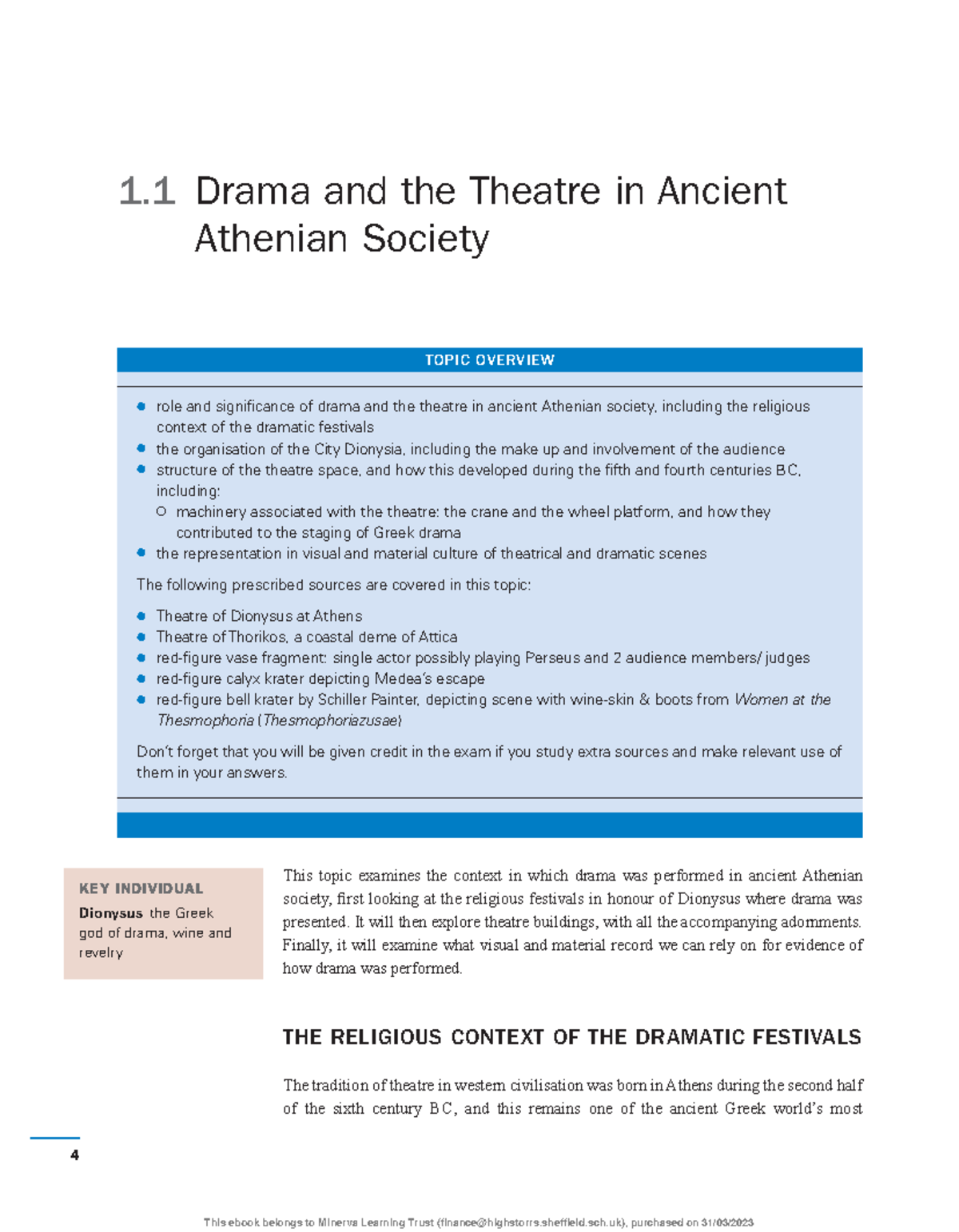 Greek Theatre Imperial Image-15-26 - 4 1 Drama and the Theatre in Ancient Athenian Society This ...