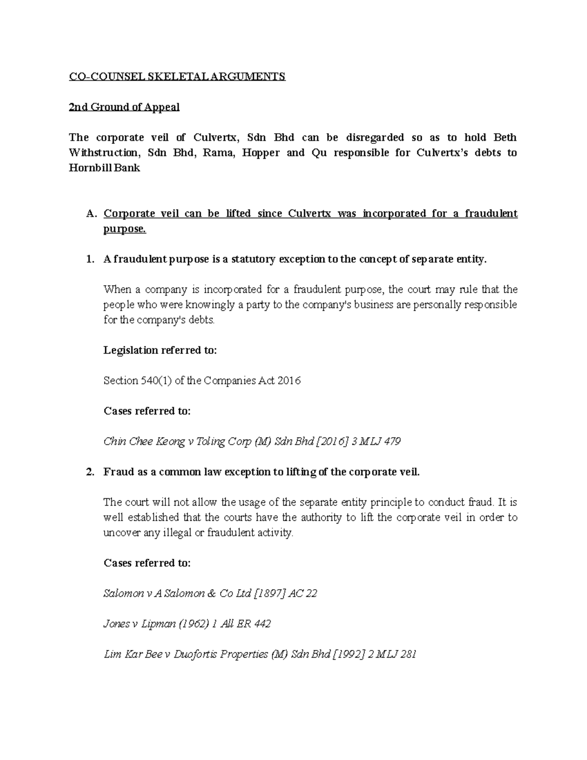 CO- Counsel Skeletal Arguments Moot Finals 2022 - CO-COUNSEL SKELETAL ...