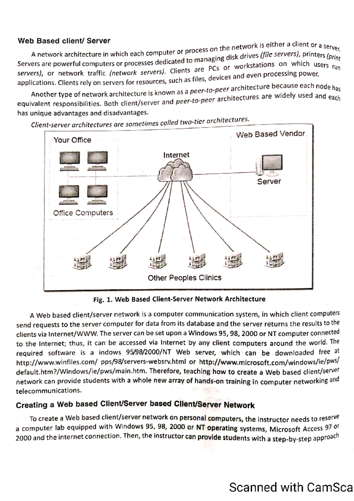 E Commercetopic Web Based Client Server Web Based Server A Network