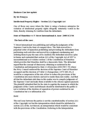 Lecture 3 Contract Law - Law - Law of Contracts in Mauritius Essential ...