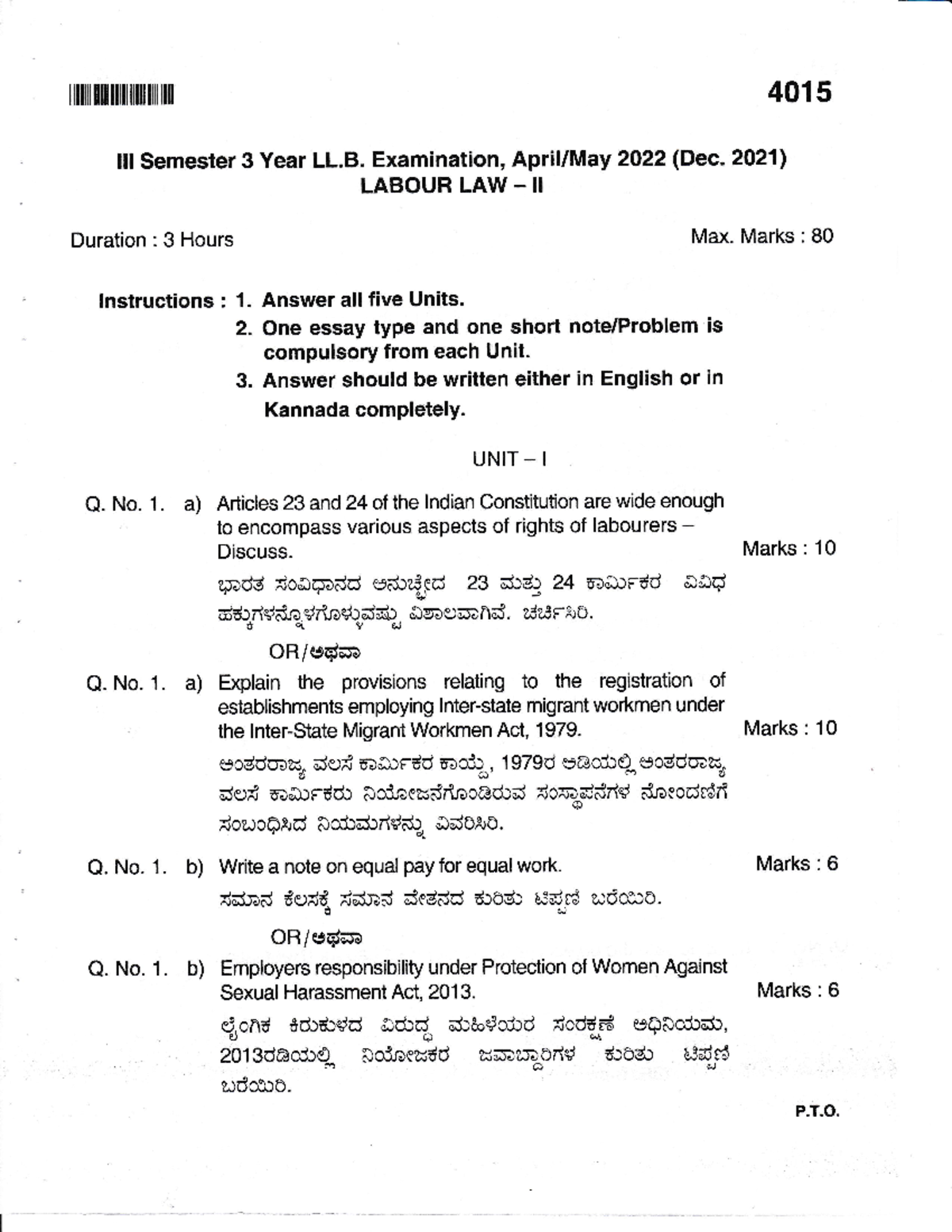 Labour LAW.II April,May 2022 (Dec 2021 ...