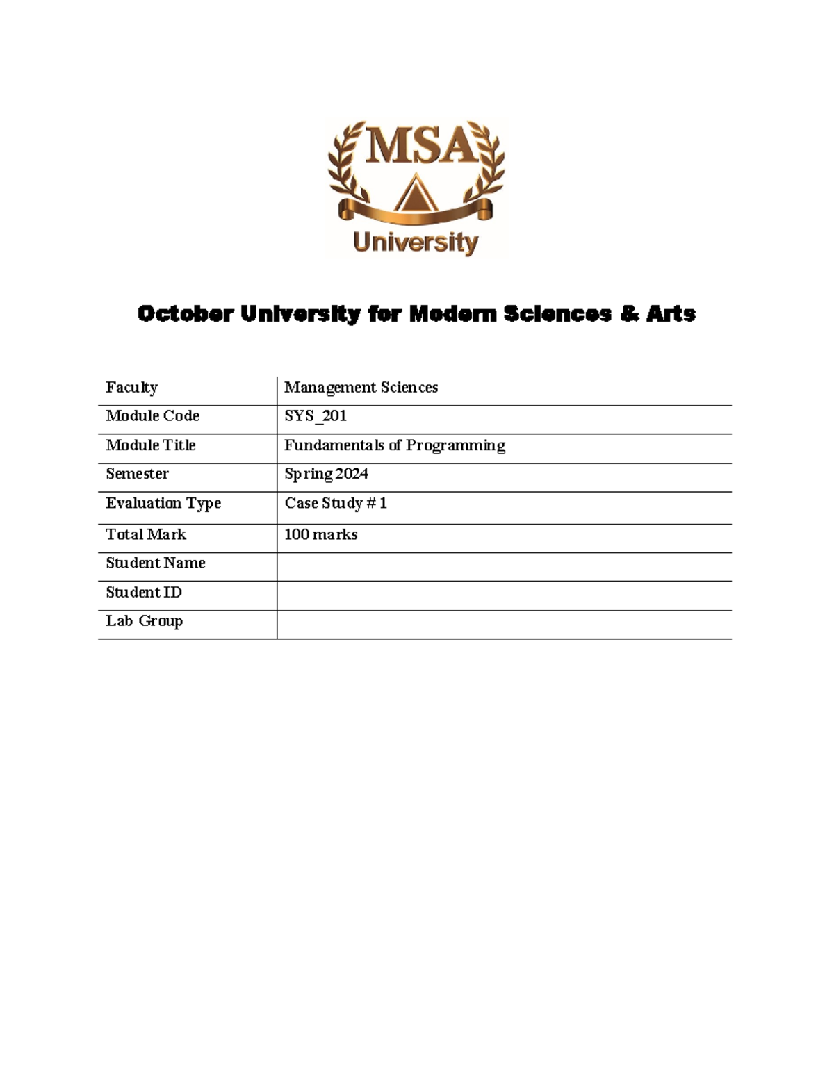 Case Study 1 - Answer python code - Computer Programming I - October ...