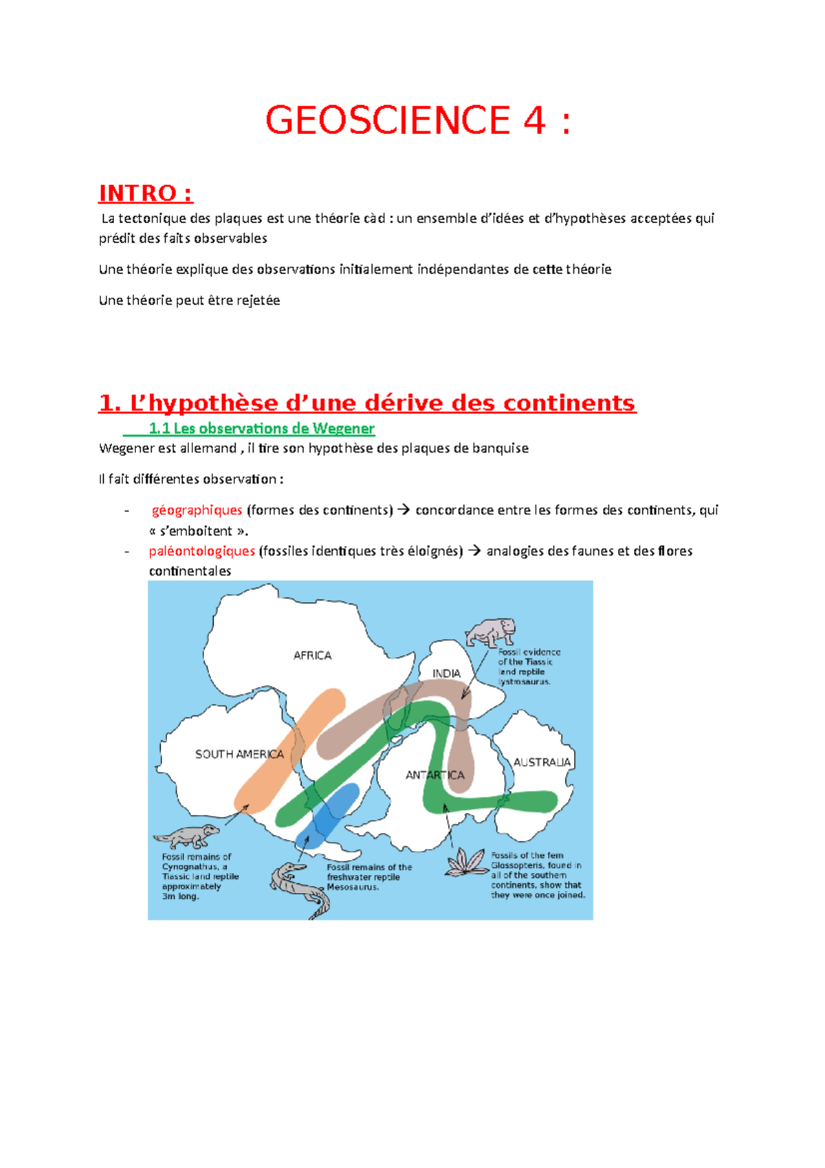 Geosciences 5 - Derive DES Continents - GEOSCIENCE 4 : INTRO : La ...