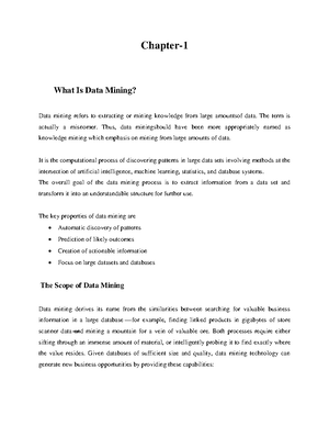 Document - data mining - Assignments from Module 1 You are working with a social media platform ...