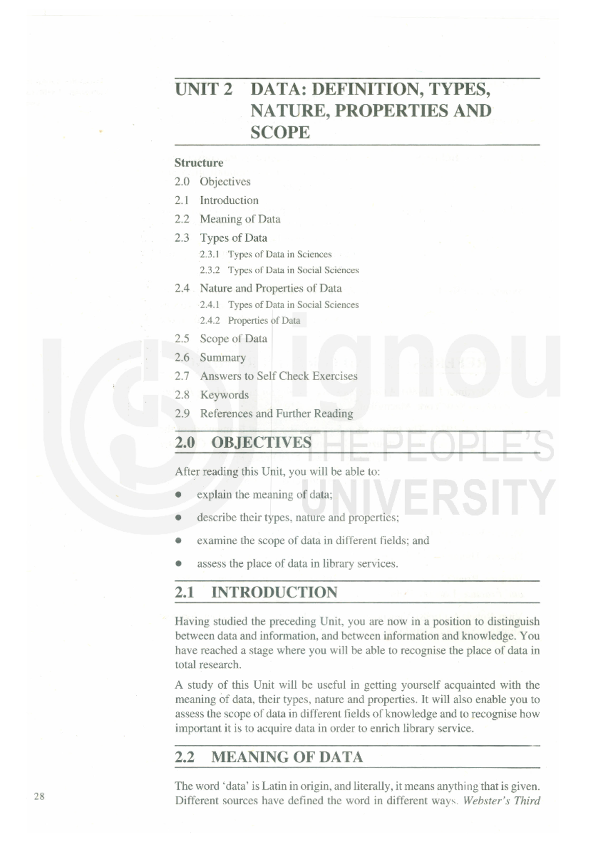 types of data in computers - ####### 2 Objectives ####### 2 ...