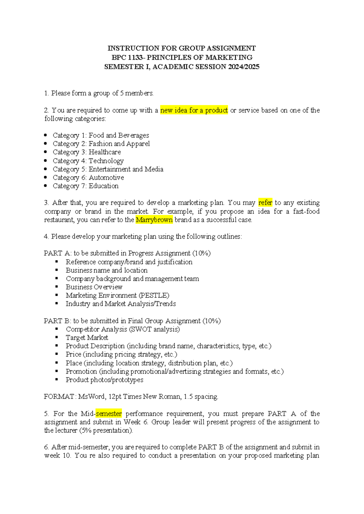 Instruction FOR Group Assignment - INSTRUCTION FOR GROUP ASSIGNMENT BPC ...