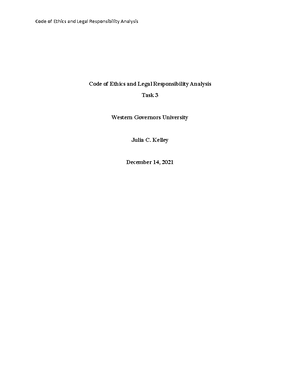 C206 Task 3-Application of Ethical Leadership (EHM2) - Ethical Leadership C Application of ...