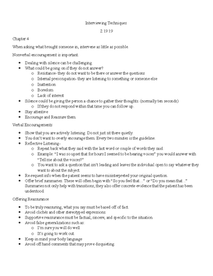 Forensic Interviewing Techniques - Interviewing The purpose of ...