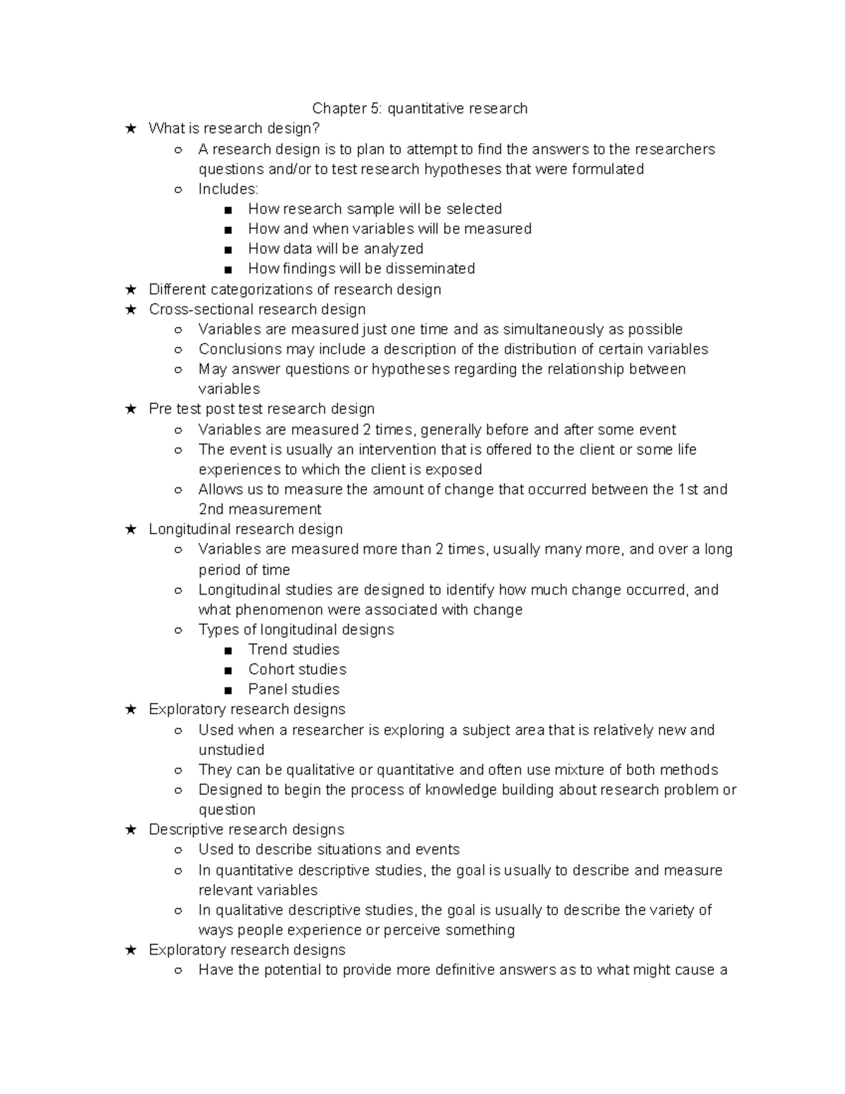 Chapter 5 Quantitative Research Chapter 5 Quantitative Research