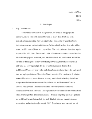 CYB 210 Module Four Network Configuration Scavenger Hunt Activity ...