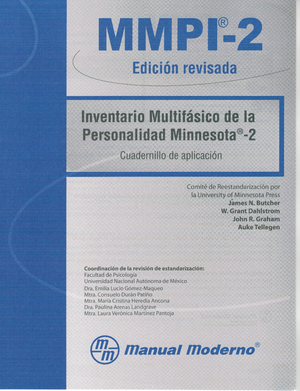 Guia para la Interpretacion del MMPI 2 M - 1 Guía para la Interpretación del MMPI-2 Marzo, 2016 ...