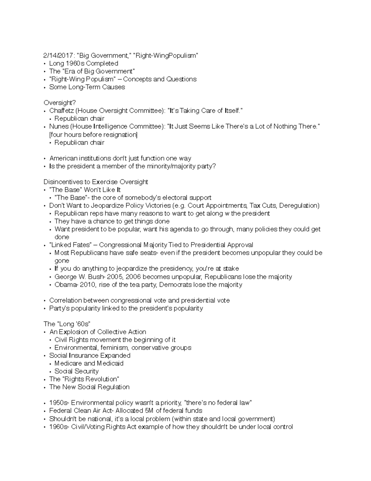 PS1- Lecture 9 Notes PDF - Long 1960s Completed The of Big Concepts and ...